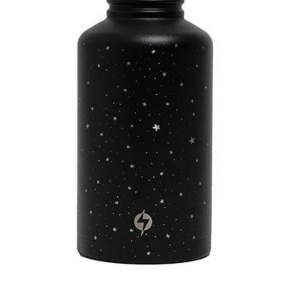 POPFLEX | Dining | Popflex Black Starry Night Water Bottle | Poshmark